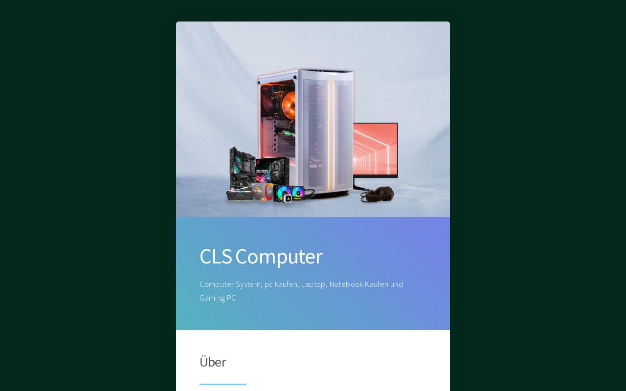 CLS Computer - Kaufen die besten Computer, Gaming-PC, Notebooks ...
